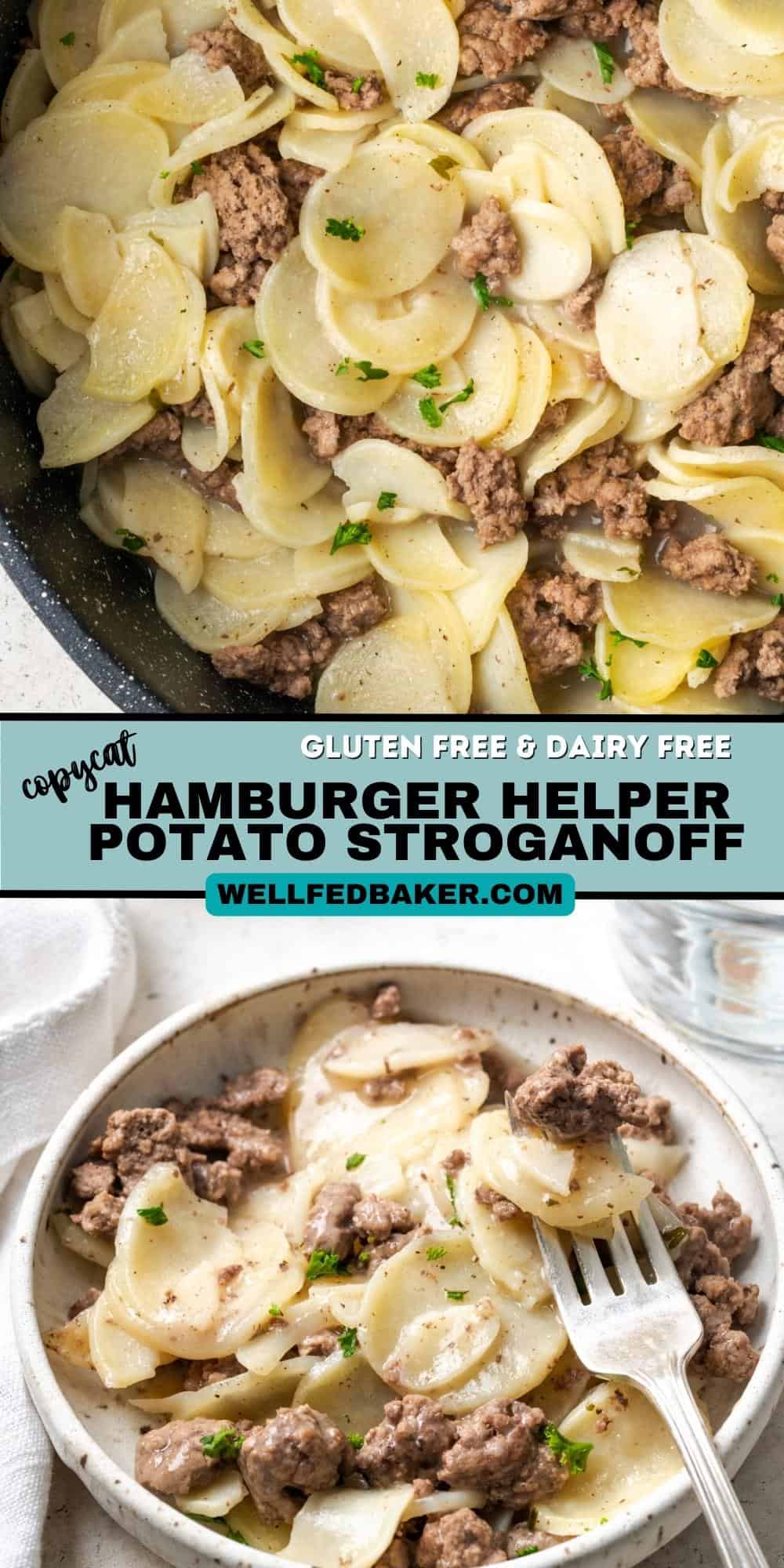 Copycat Hamburger Helper Potato Stroganoff Recipe - Well Fed Baker