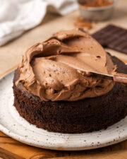 One Bowl Small Chocolate Cake - Well Fed Baker