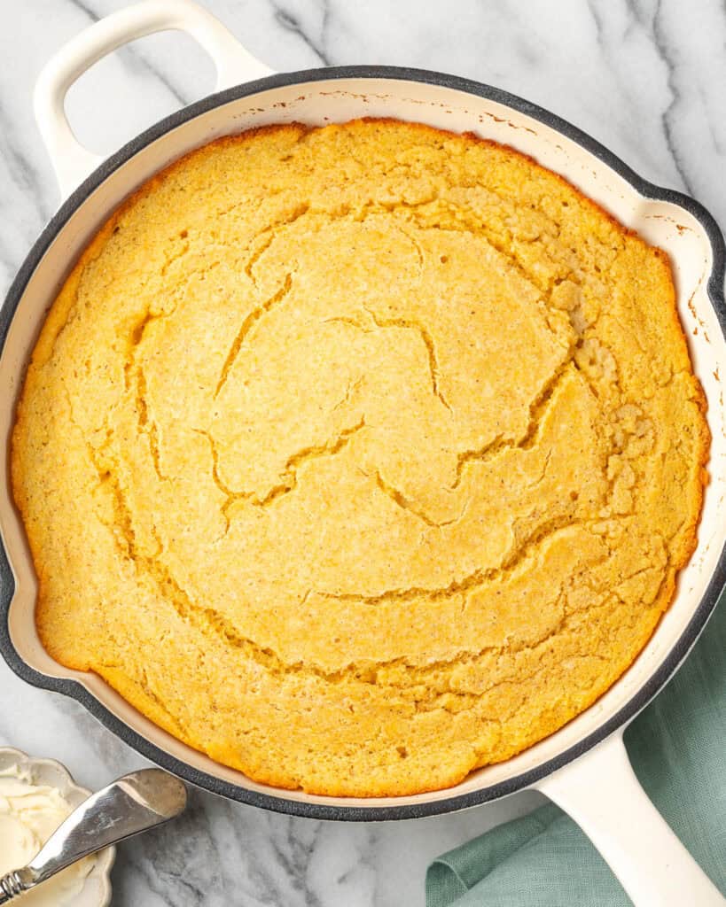Cast-Iron Southern Cornbread Recipe (GF) - Well Fed Baker